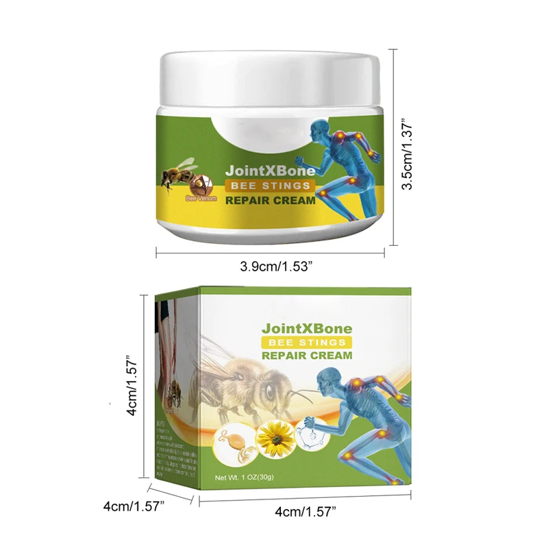 Plant Formula Joint Bone Bee Stings Relief Cream Injury Relieving Knee ...