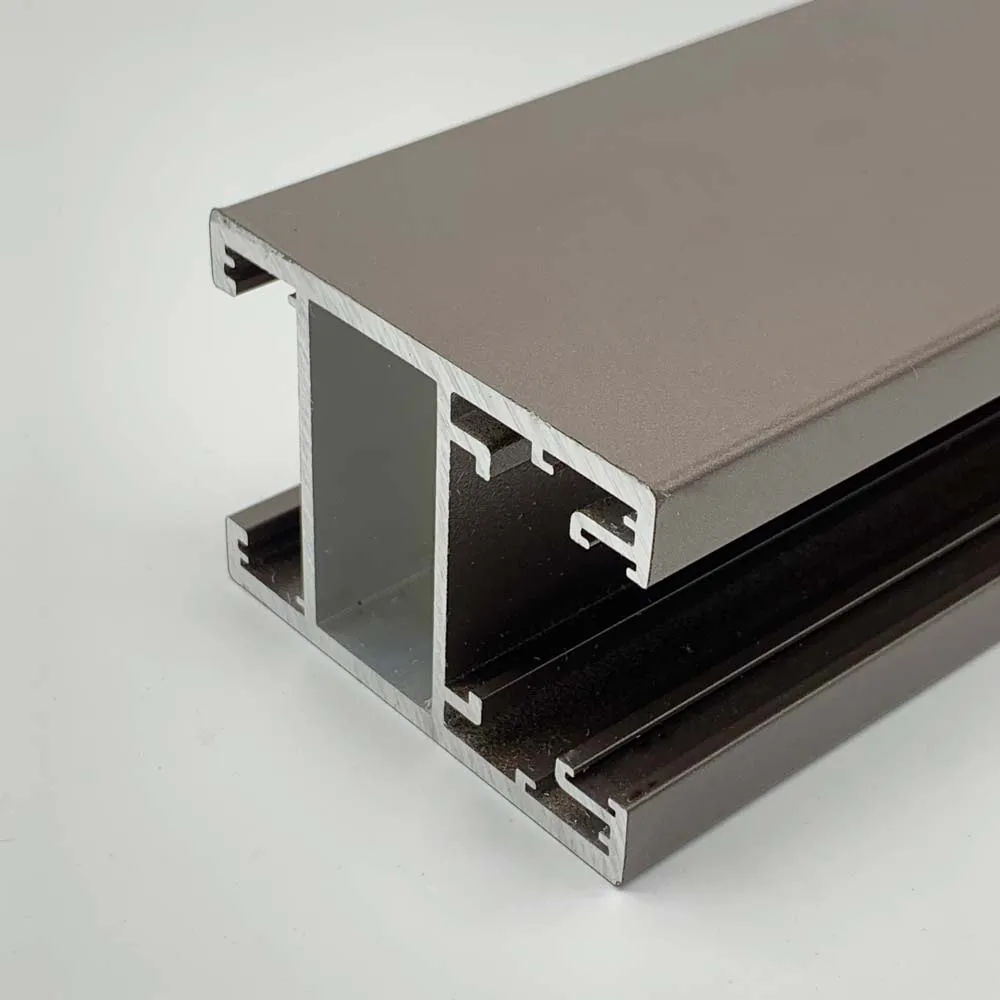 Sliding Door Aluminum Railing Profile Heavy Duty Frame Extruded Alloy ...