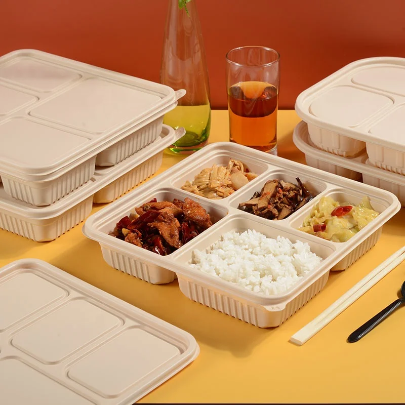 Microwave Safe Meal Prep Container - 48 Oz, 5 Compartment