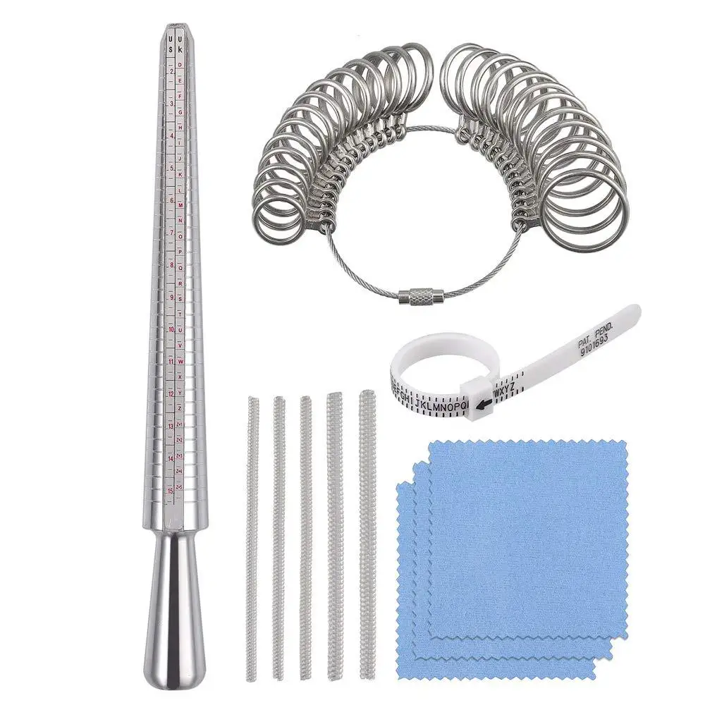 Uk Aluminum Ring Rod Ring Measurement Ring Ring Finger Ring Size ...