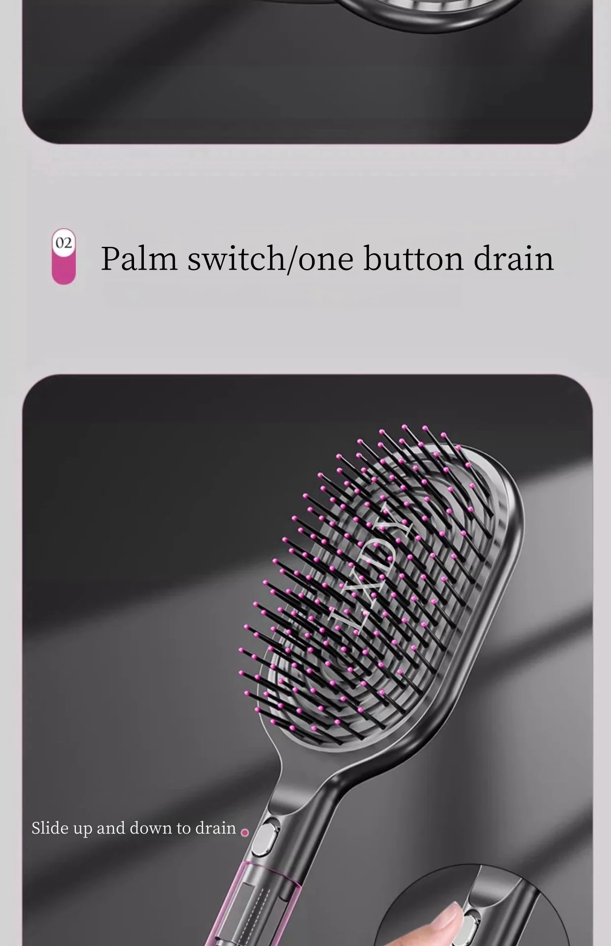 Hot 2025 New ABS High-end air Bag Comb, Scalp Massage, Beauty Salon ...