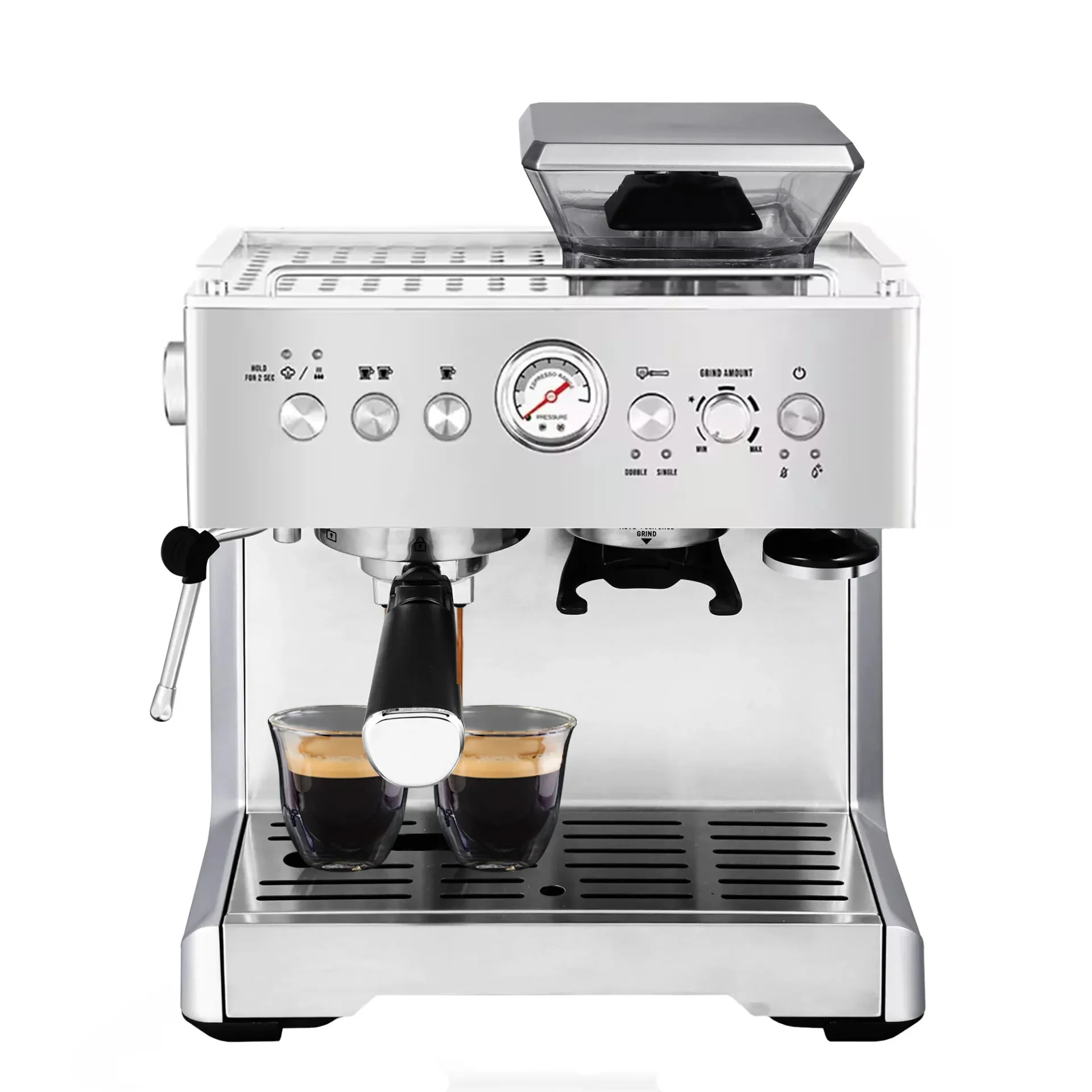 High Efficiency 2.3L Water Tank Semi-Automatic Coffee Maker