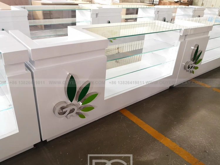 Led Strip Customized Dispensary Counters Design Tobacco Shops Tobacco ...