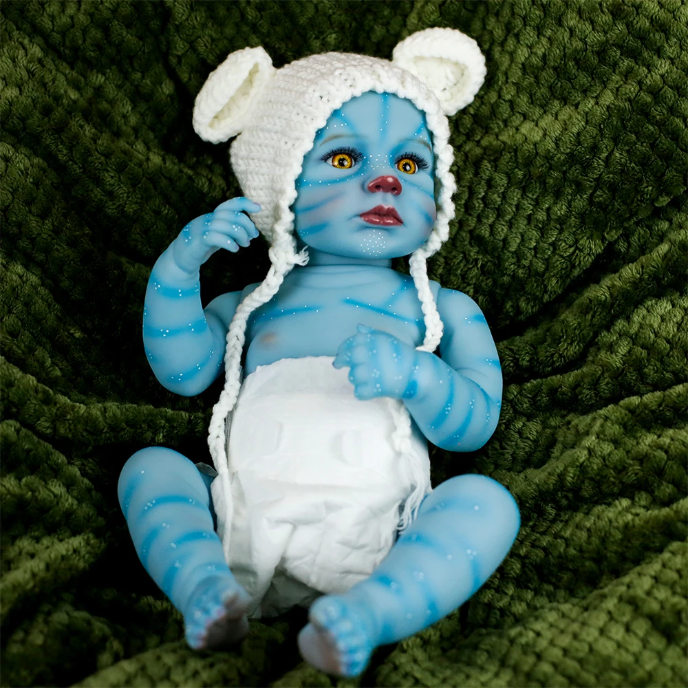 Lifereborn 46cm 18Inch Alien Painted Reborn Baby Dolls Avatar Drawing ...