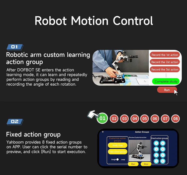 Yahboom Dofbot Se Ai Vision Robotic Arm With Ros Python 