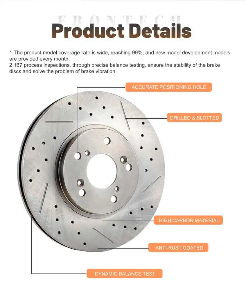 Frontech 95b615601g For Porsche Macan 95b Vw Golf Mk7 Gti Rear Brake ...