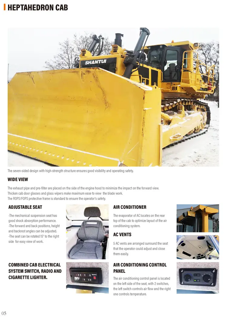 Shantui Dh17 Bulldozer Full Hydraulic 170hp 20 Ton Bulldozer Earth ...