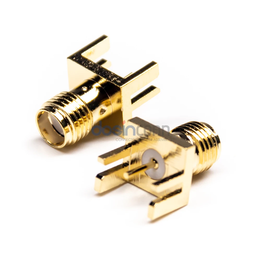 Sma Pcb Mount Sma Straight Jack Socket Rf Coaxial Connector Sma Pcb Edge Mount Connector - Buy ...