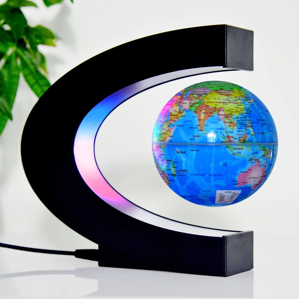 Floating World Magnet LED Lighting Globe - Promotional Gift