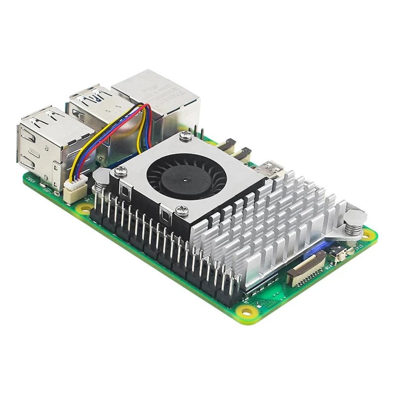 Raspberry Pi 5 Active Cooler - Aluminum Heatsink Fan