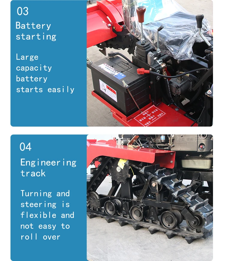 Tractor Rotary Tillers For Rice Cultivation Can Replace Different ...