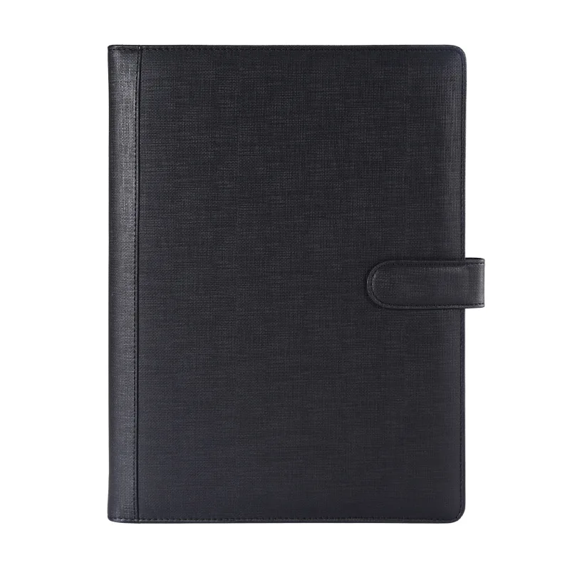 A4 Cortex Pu Leather Multifunctional Folder Business Office Conference ...