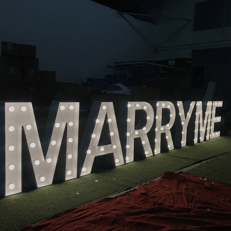 Big Letter Signs Marquee Large Led Numbers Tall 4ft Marquee Sign Free ...