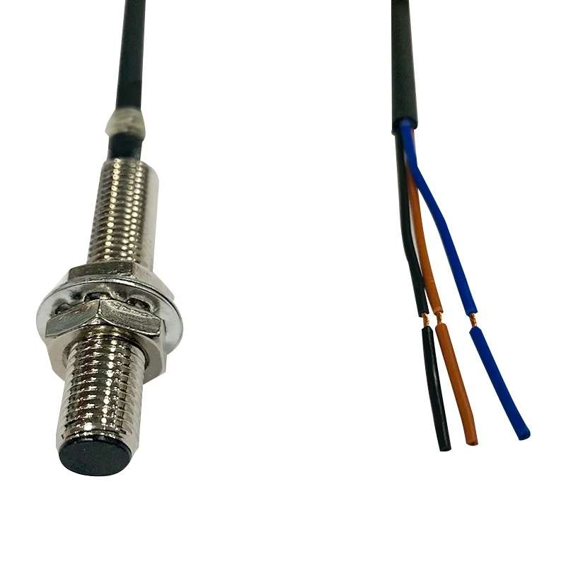 Protection Ip67 Temperature Sensor 8x8mm 1200hz Fiber Optic Proximity ...