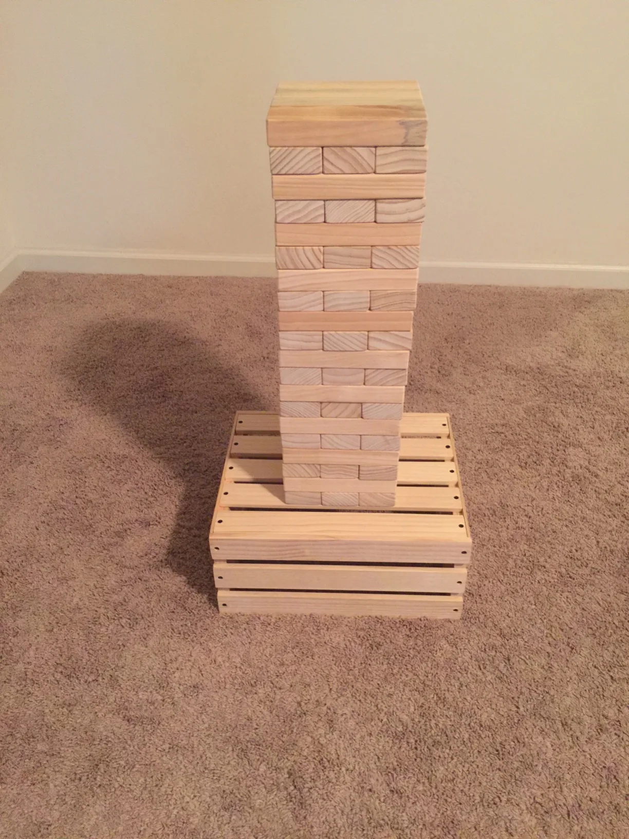 Custom Wooden Giant Janga Blocks Tower Janga Grande Rainbow Pink Etc ...