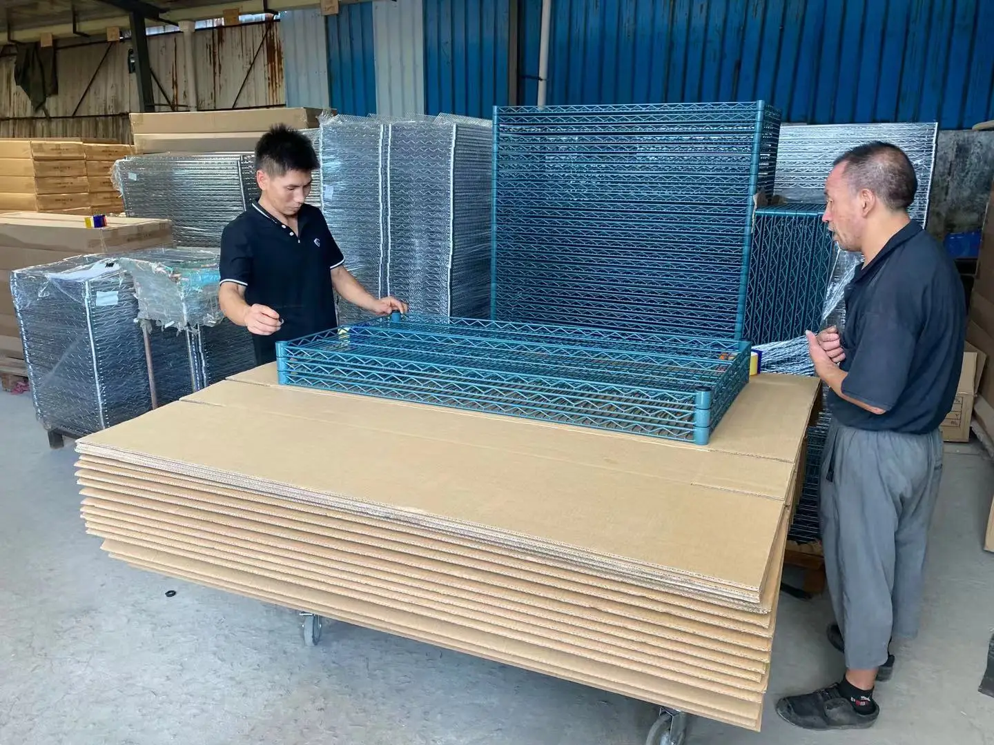 ESD Safe PCB Storage Tray Trolley - Industrial Handling