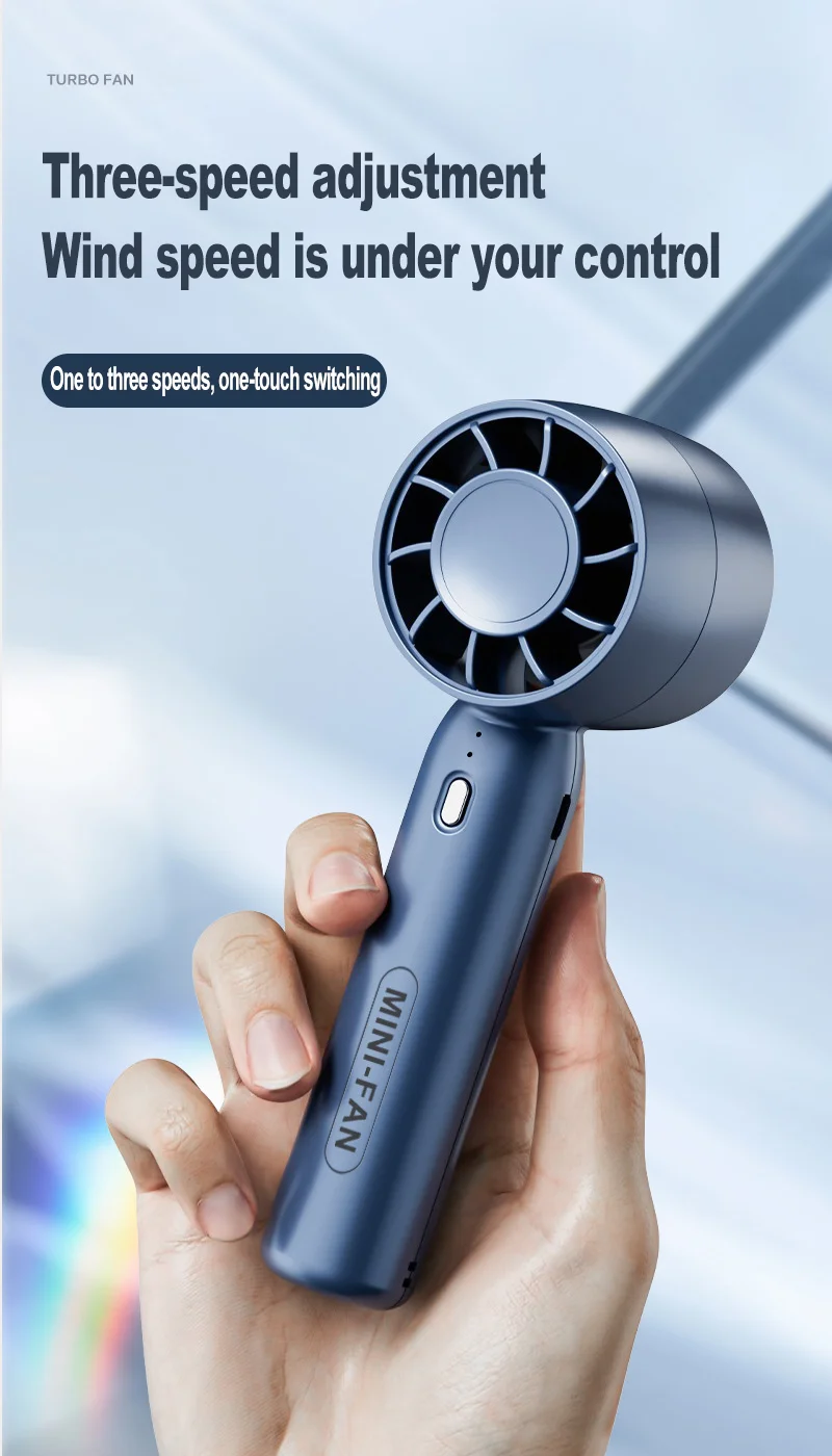 Promotional Portable Fan Rechargeable Electric Fan with Mobile Phone ...