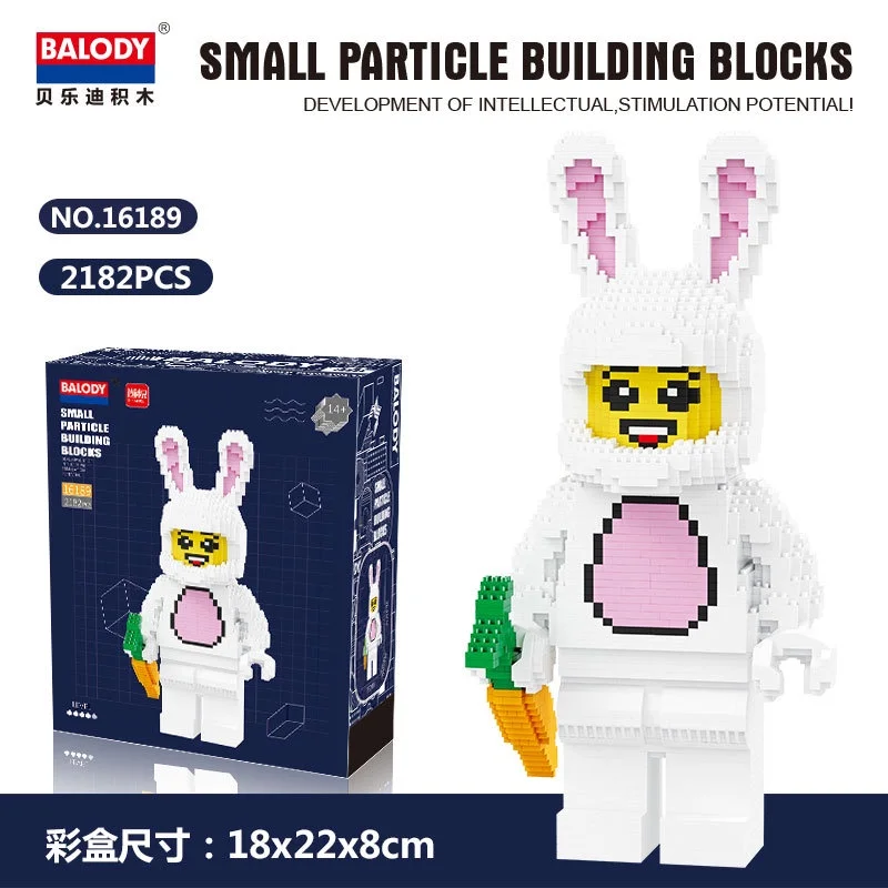 Balody Assembly Mini Blocks Cartoon Building Bricks Cute Hero Figures ...