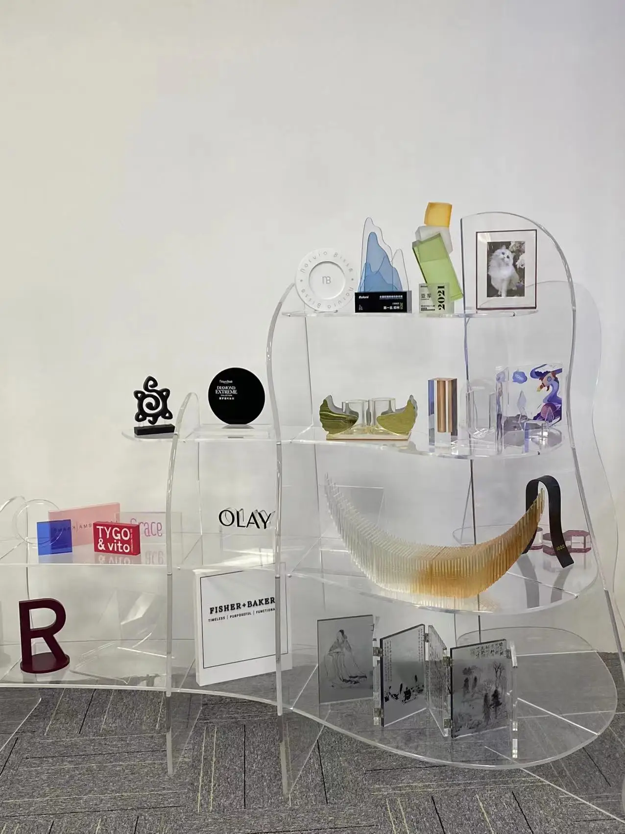 New Design Yellow Acrylic Modern Photo Frame Custom Size Colourful ...