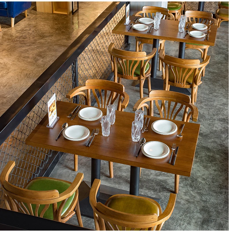 Wholesale Classic Solid Wood Restaurant Furniture High Quality Wooden ...