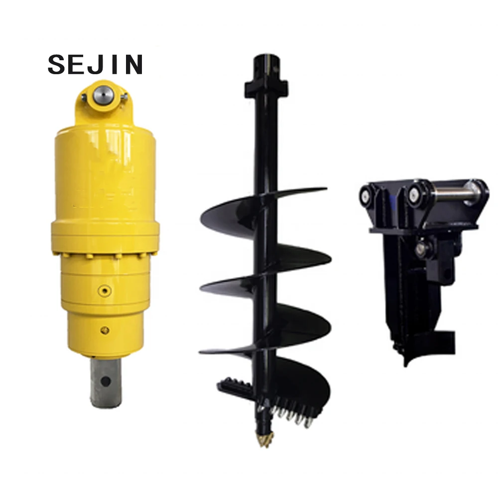 SJ4500 Hydraulic Auger for Mini Excavators 3-5 Ton Earth Auger| Alibaba.com