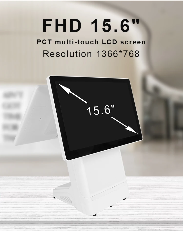 Oke 2024 New Popular Touch Pos Aio Machine Low Price Alloy Aluminum ...