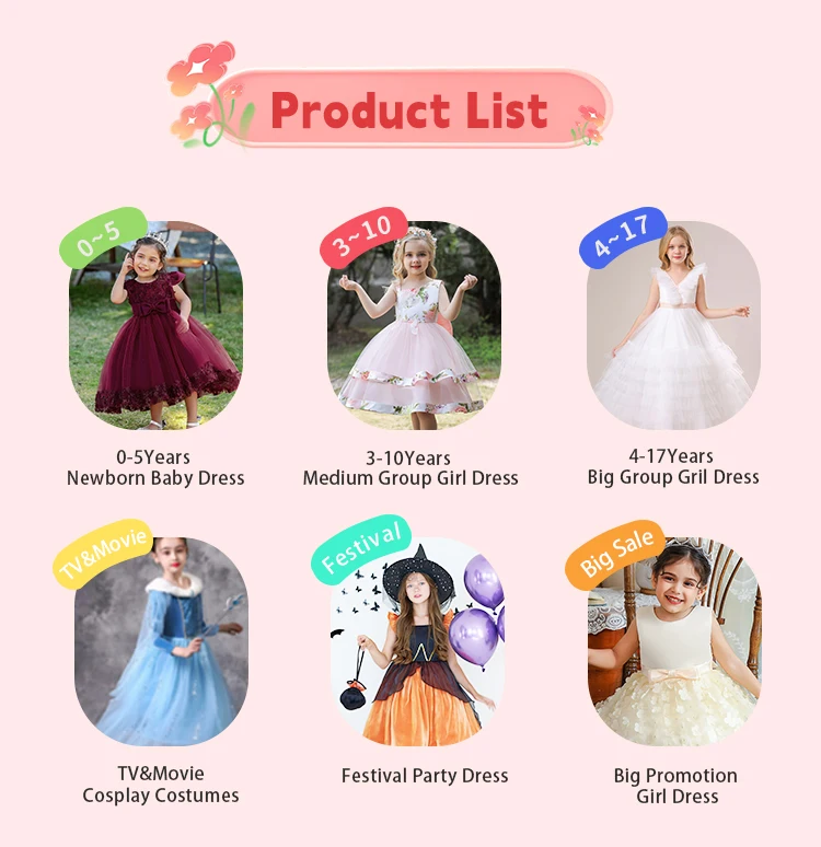 Factory New Ball Gown Dress for 9-Year-Old Toddlers Latest Embroidery ...