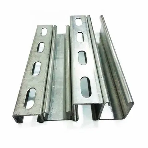 SS Unistrut Pre-Galvanised Steel Channels Electrical Unistrut Stainless ...