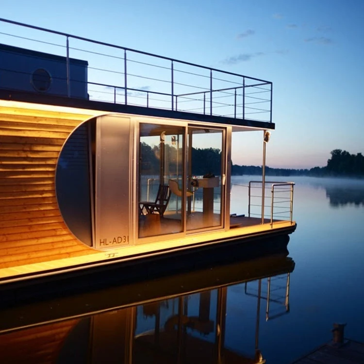 Modern Luxury Modular Portable Floating Container House Prefab Floating ...