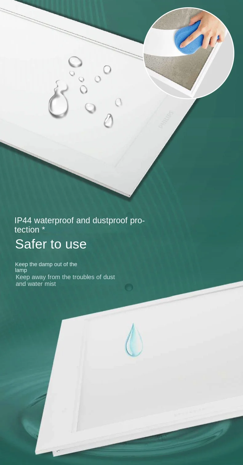 Philips Kitchen Lamp Led Flat Panel Lamp Embedded Kitchen Bathroom 300 ...