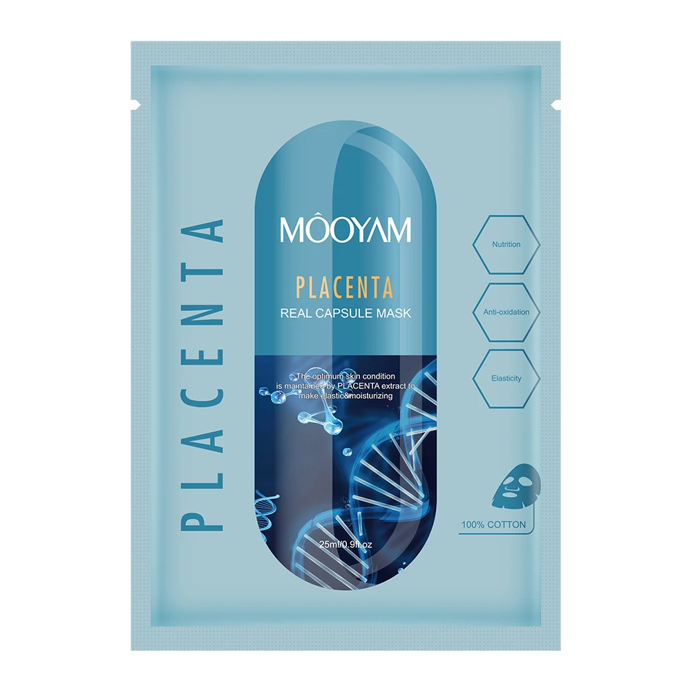Placenta Mask 6 Types Capsule Series Facial Mask Sheet OEM Skin Care ...