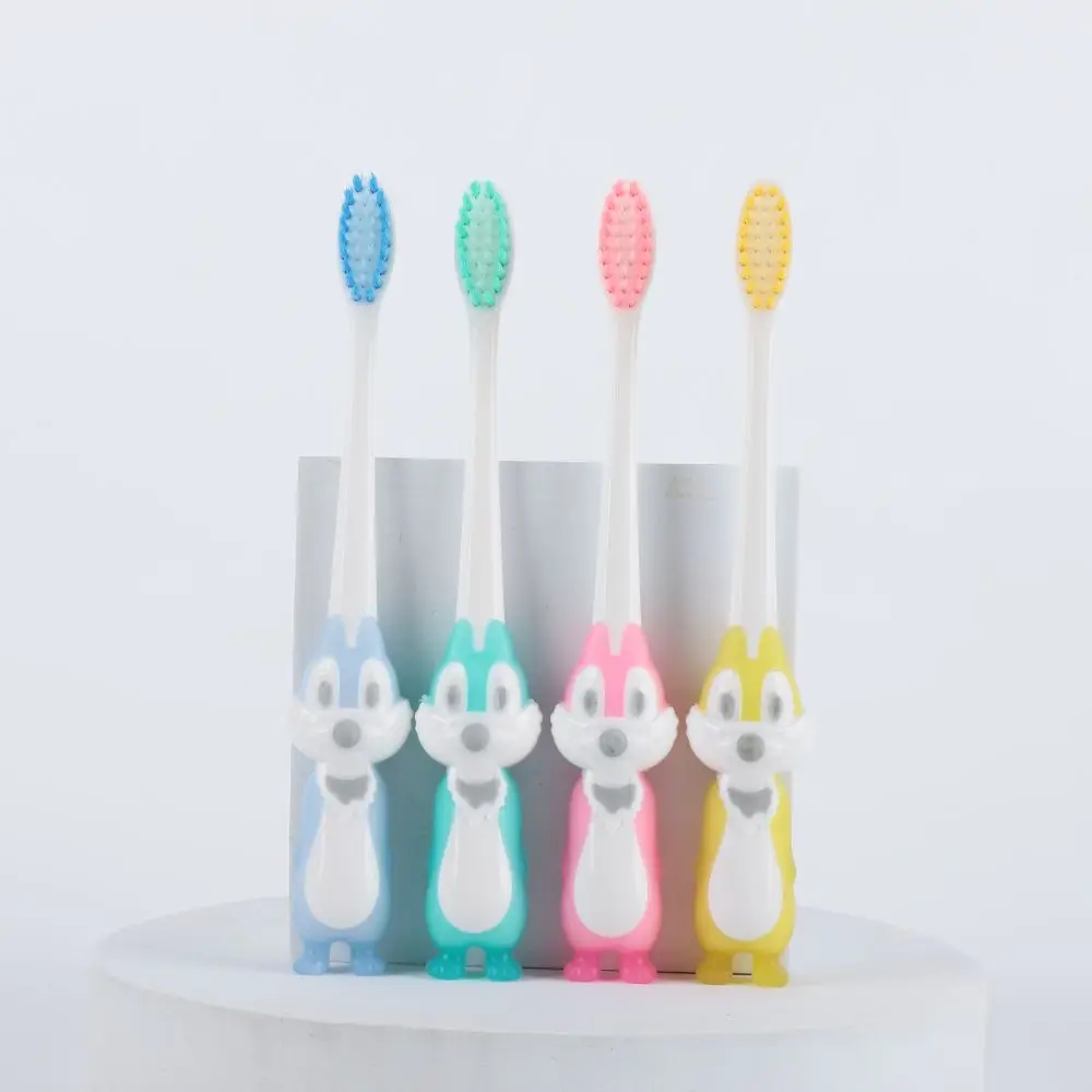 Cute Cartoon Rabbit Handle High Quality Soft Bristle Toothbrush for ...