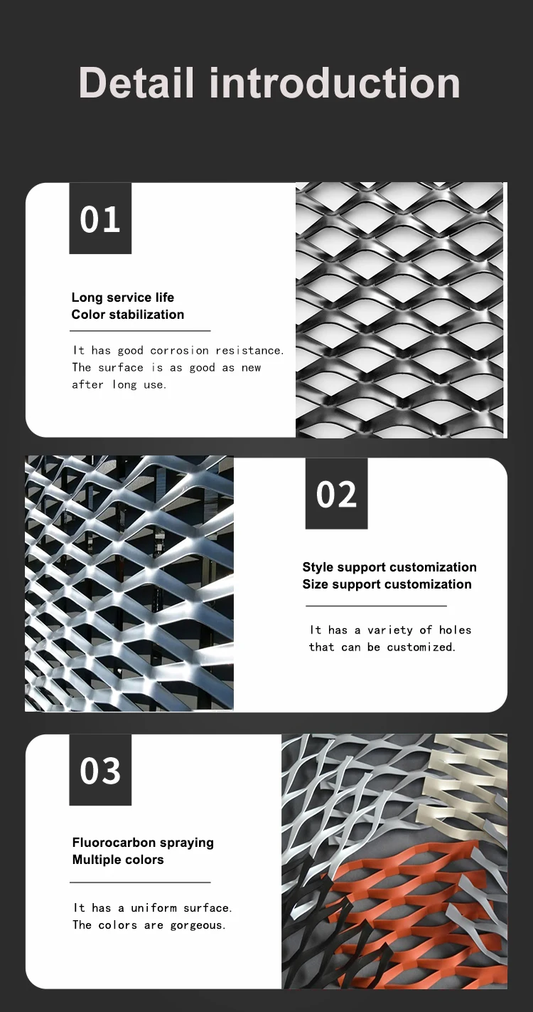 Decorative Metal Mesh Expanded Metal Mesh Rhombus Hexagon Diamond Expanded Metal Plate Wire Mesh ...
