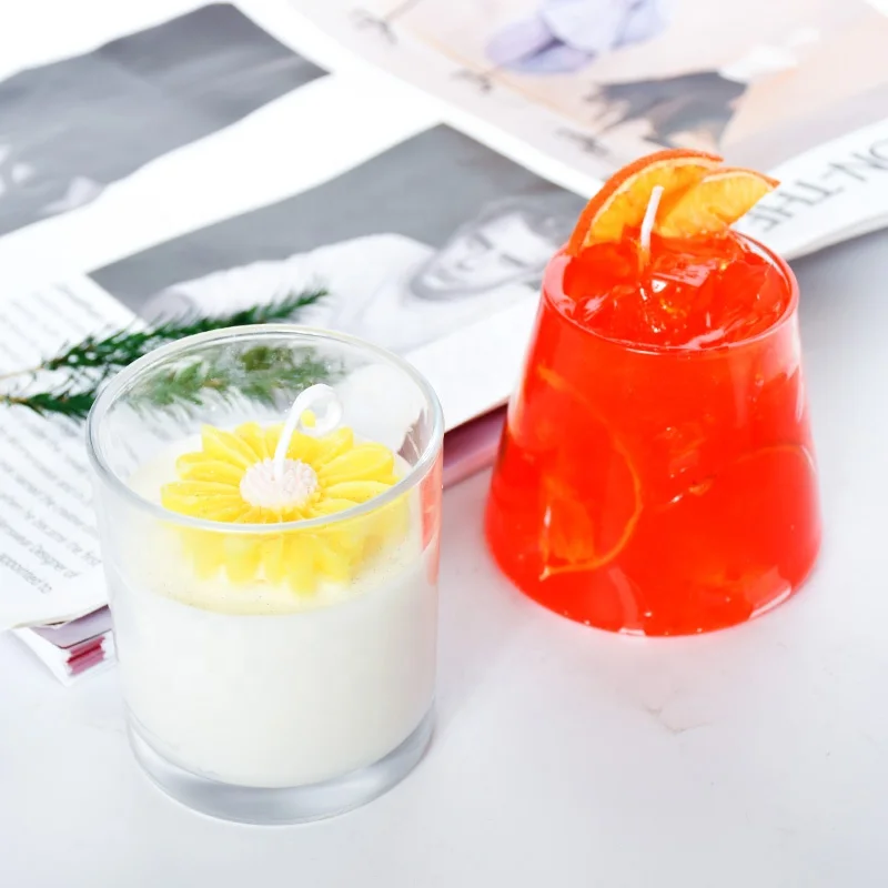 Wholesale Summer Orange Juice Drink Shape Aroma Candle Creative ...