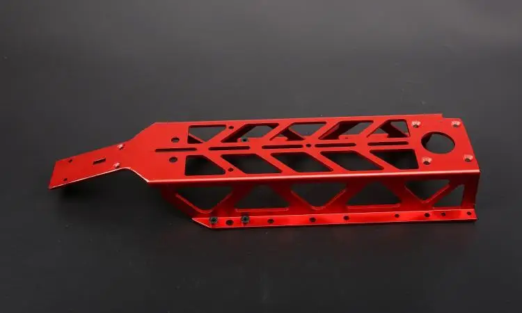 6500161 Metal Aluminium Rc Gas Car Main Frame Chassis For 1/5 Scale Hpi ...