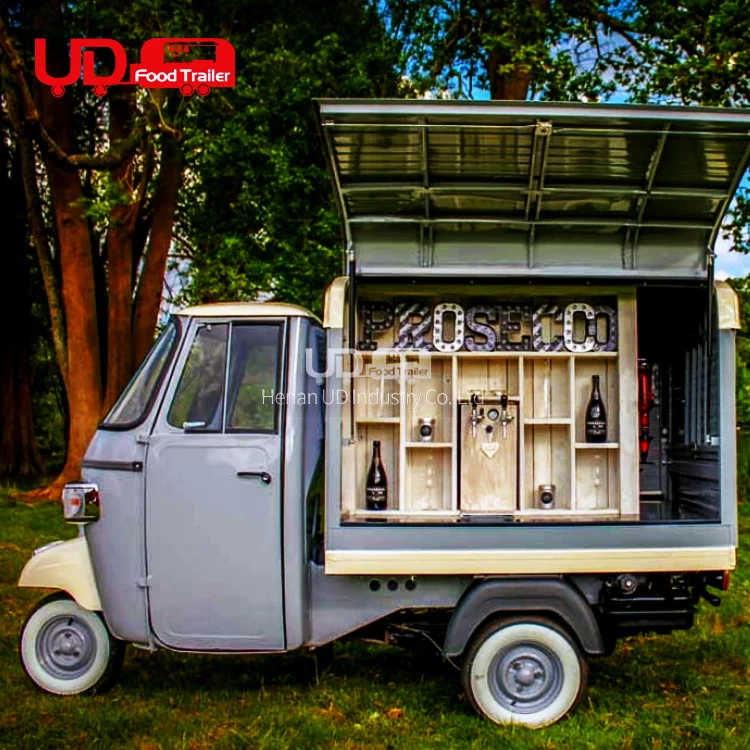 Electric Tuk Tuk Mobile Beer Tap Bar Car - 3-Wheeled Street Food Truck ...