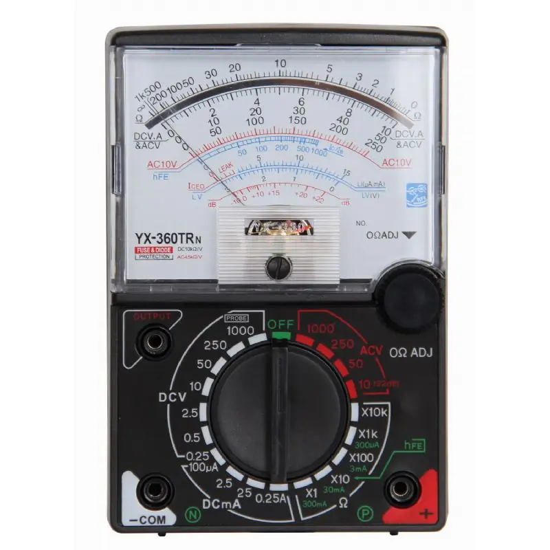 Yx360trn Analog Multimeter Ac Dc 1000v 0.25a 10kohm Multimeter - Buy ...