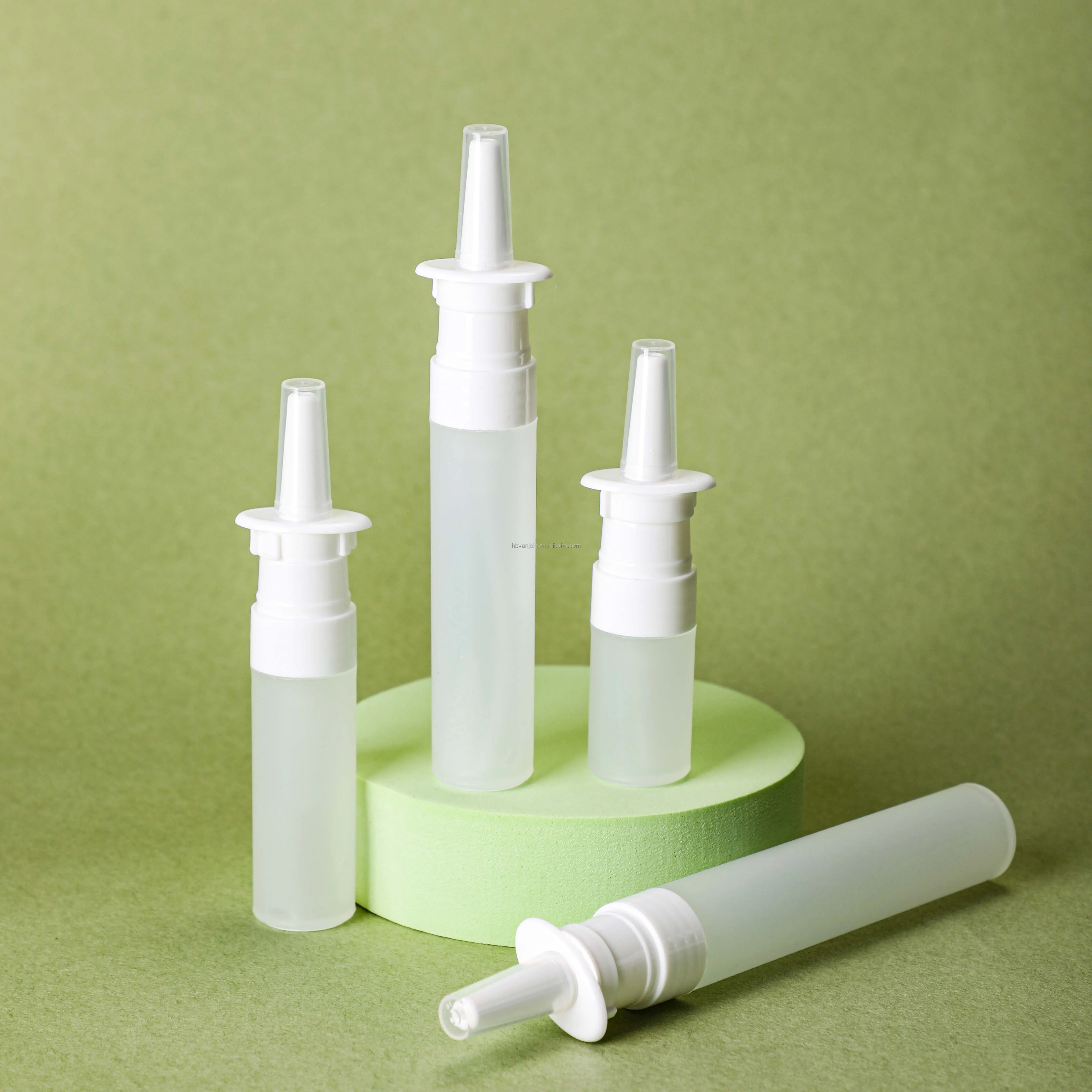 Refillable Plastic White Plastic Nasal Spray Pump For Bottle Screen ...