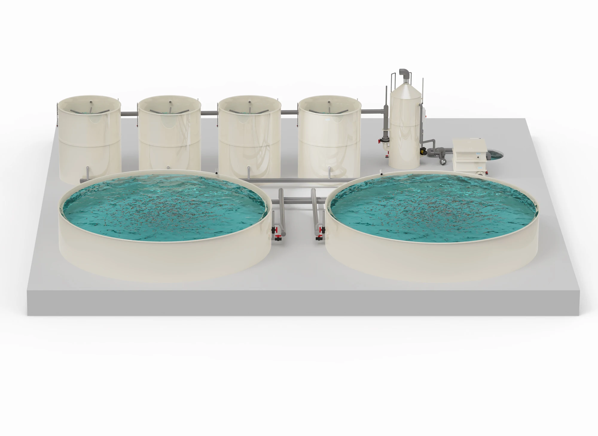 Ras Shrimp Farming Aquaculture System - Efficient & Durable