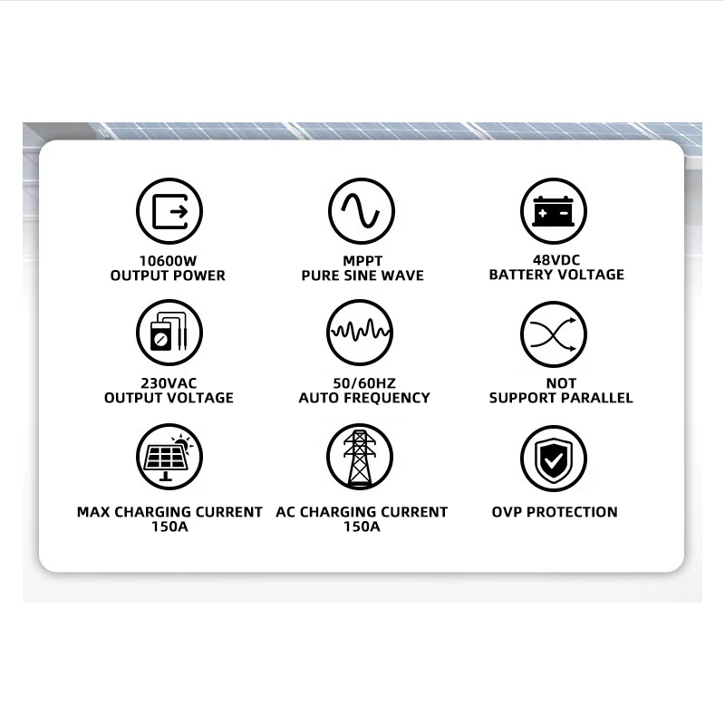 Zumax 150a Mppt Hybrid Solar Inverter 48v Solar Mppt Charge Controller ...