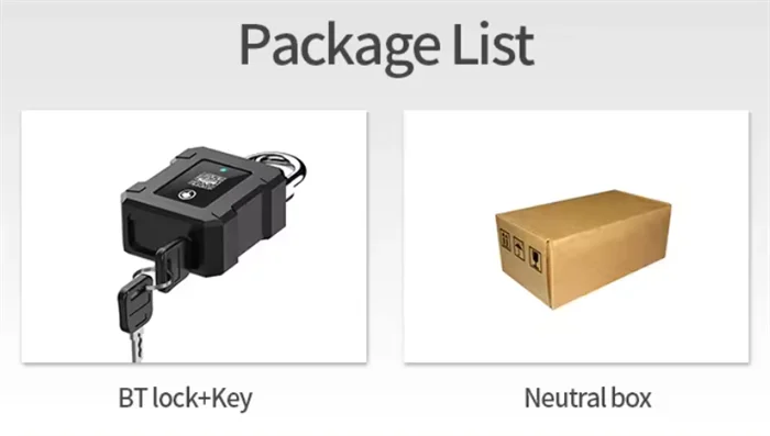 Ble Smart Pad Lock Heavy Waterproof Outdoor App Tcp Rfid Electric ...