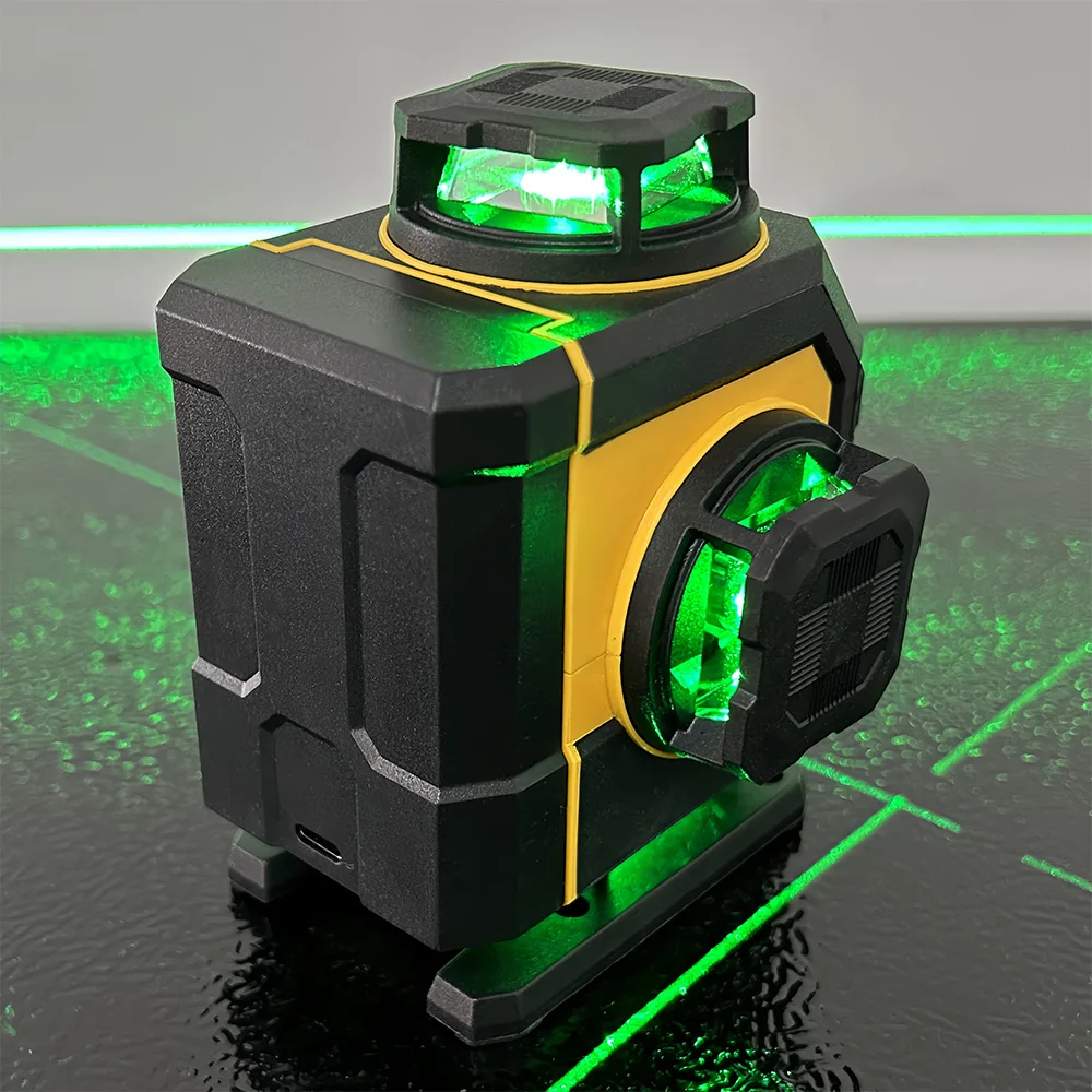 16 Lines 4D Laser Level Auto Self-Leveling Horizontal Vertical Cross ...