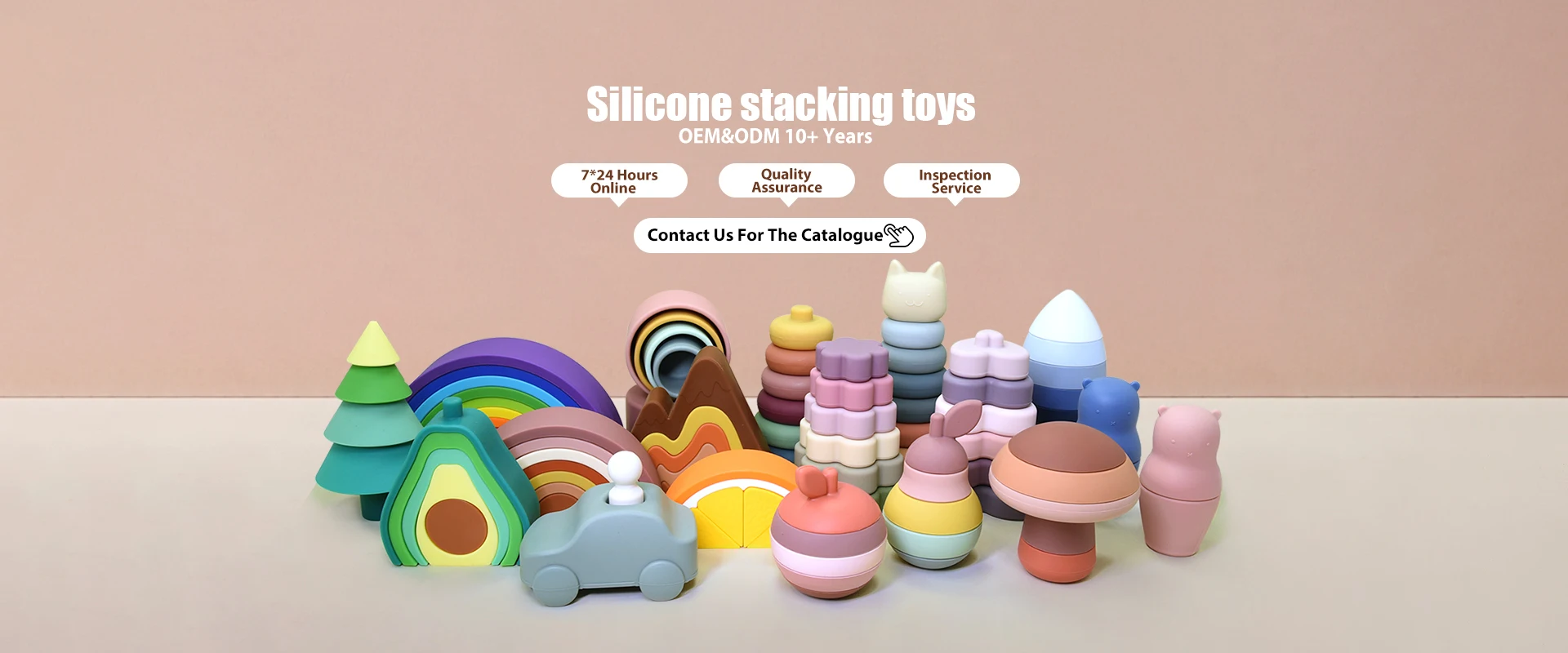 Shenzhen Wo Silicone Tech Co., Ltd. - Baby Teether, Silicone Stacking Toy