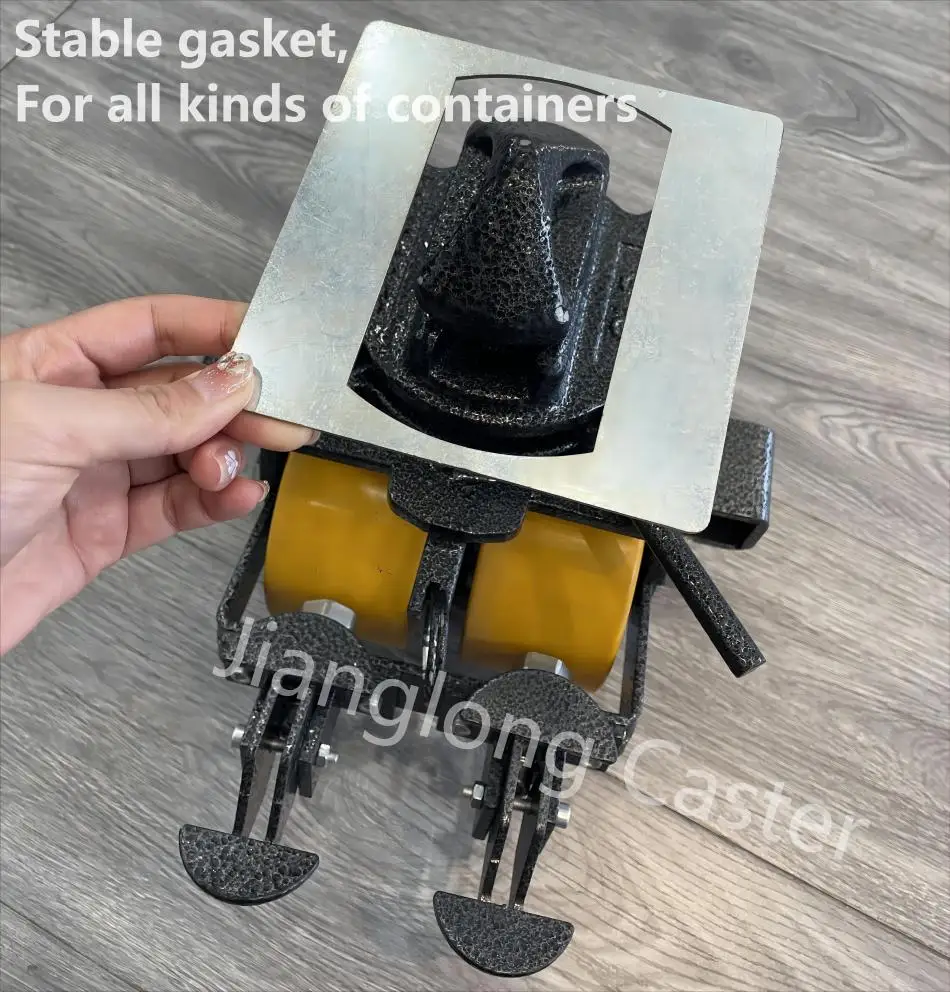 Iso Shipping Container Caster Wheels Heavy Duty Double Wheels Caster ...