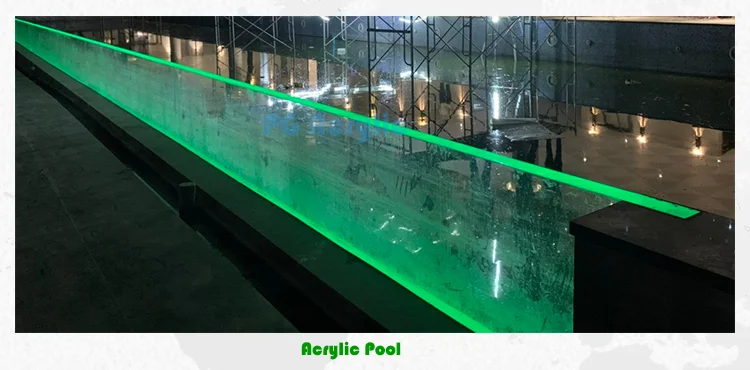 Custom Cast Clear Acrylic Swimming Pool - 30 Year Warranty