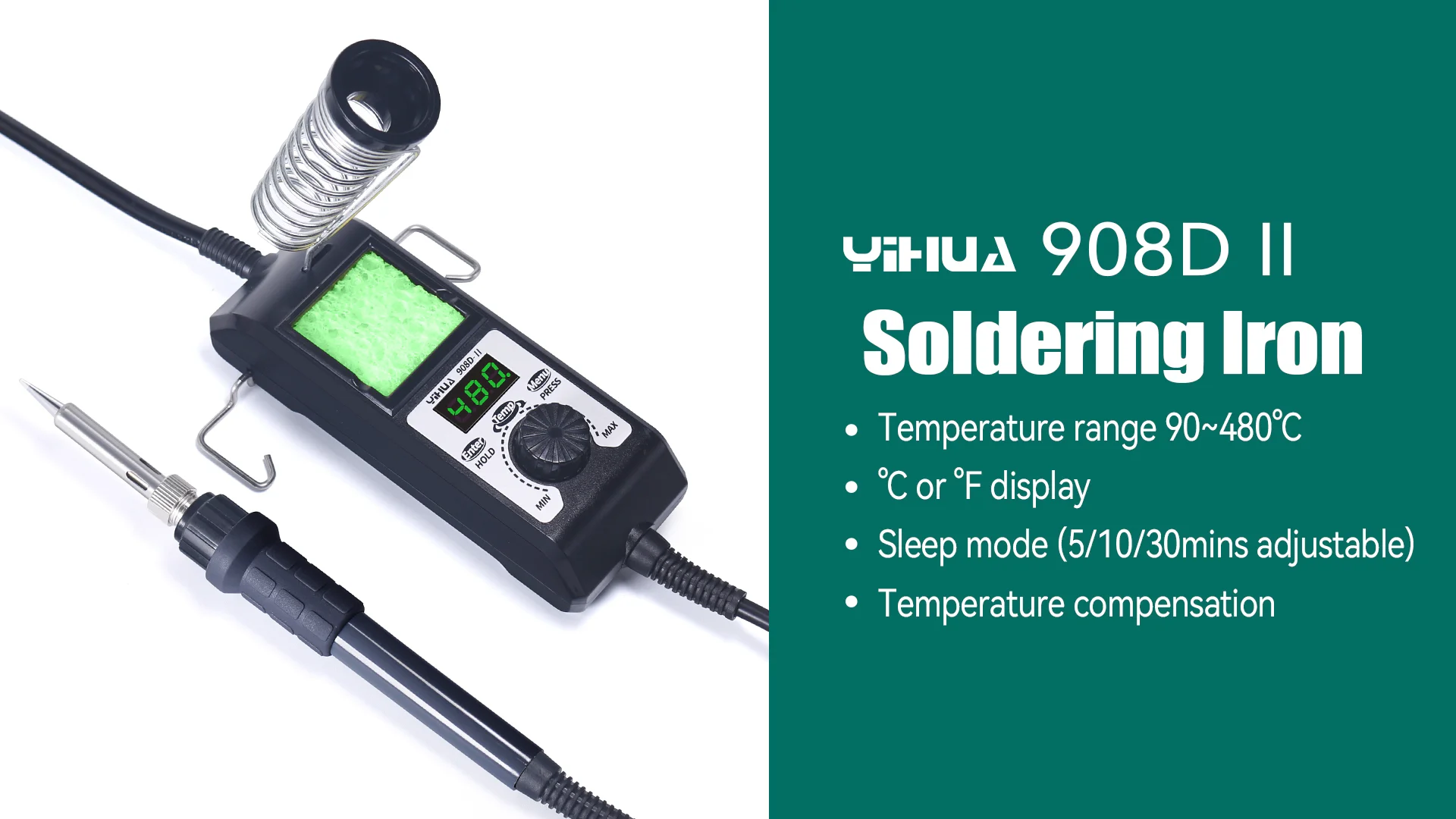 Yihua 908d-ii Portable Soldering Iron Anti Static Thermostat Electric ...