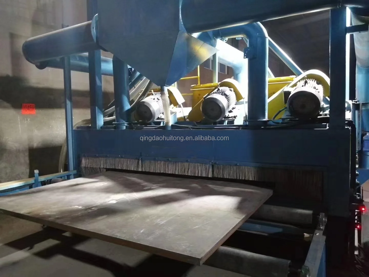 Qingdao Automatic Continuous Roller Pass Through Shot Blasting Machine ...