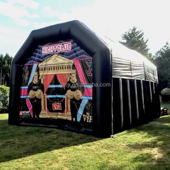 Blow Up Large Night Club Party Rental 20 Ft Disco Black Inflatable ...