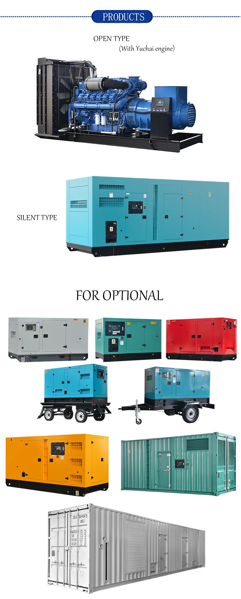 1000KW Diesel Generator Power Plant by Yuchai YC6C1660-D31