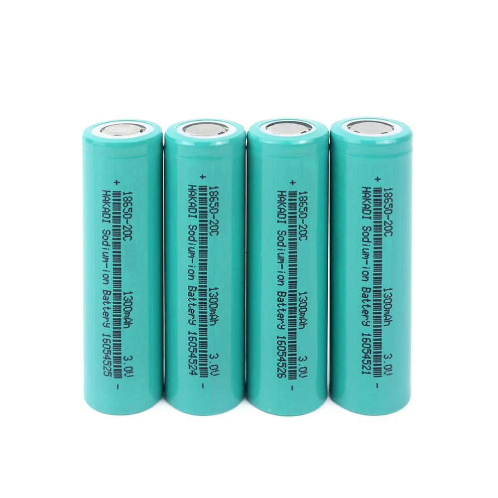Hakadi 18650 Sodium Ion Battery - 1300mah, 3V, 20C